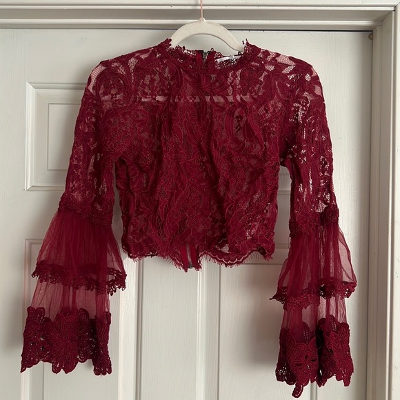 REVOLVE | Tops | Nwt Seek The Label Red Top | Poshmark